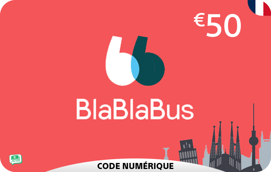 BlaBlaBus Carte Cadeau 50 € | Leroicredit.fr
